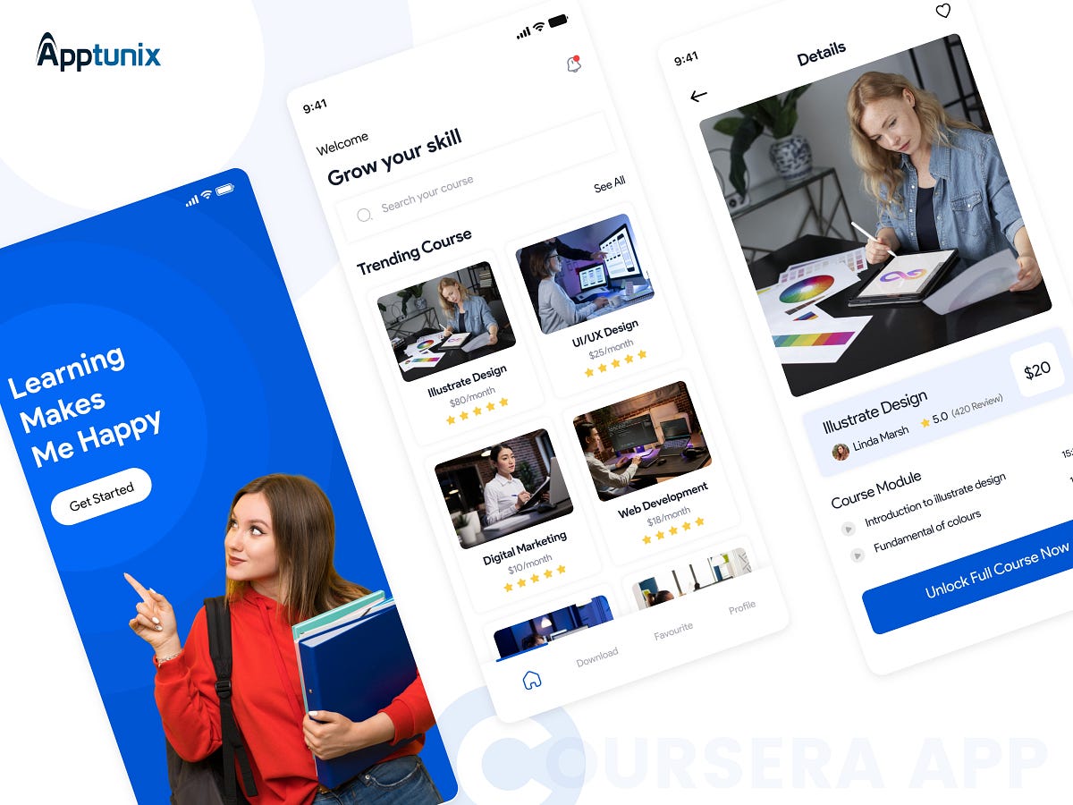 Get An Ultimate Guide To Develop App Like Coursera - Bella Aellen - Medium