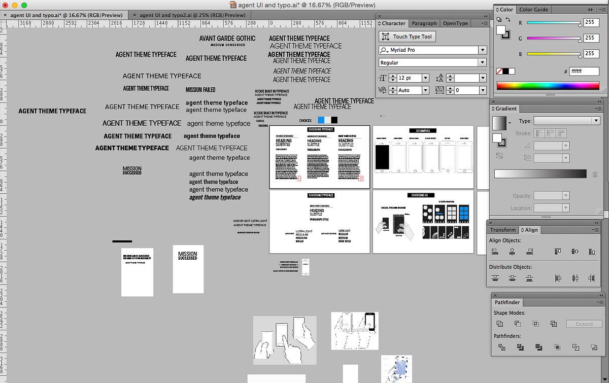 prototype 1 UI and the brand Aesthetics | by Chris Lee | Medium