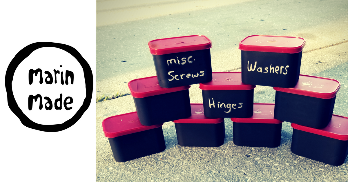Upcycle Your Old Instant Coffee Containers into Stackable Blackboard ...