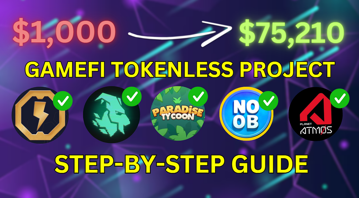 Many users are profiting from Gamefi Tokenless Projects 💥(URGENT) | by ...