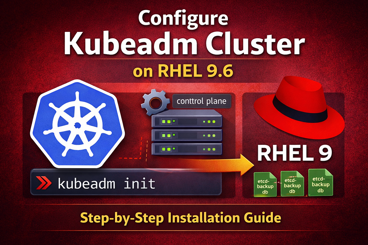 Configure Kubeadm Cluster on RHEL 9.6 | by Manohar Shetty | Medium