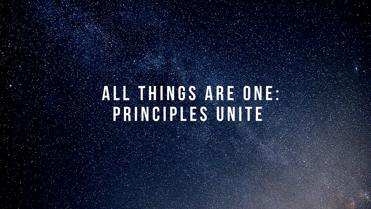 Design Chronicles. All things are one | by Oluwaremilekun Adebayo | Medium