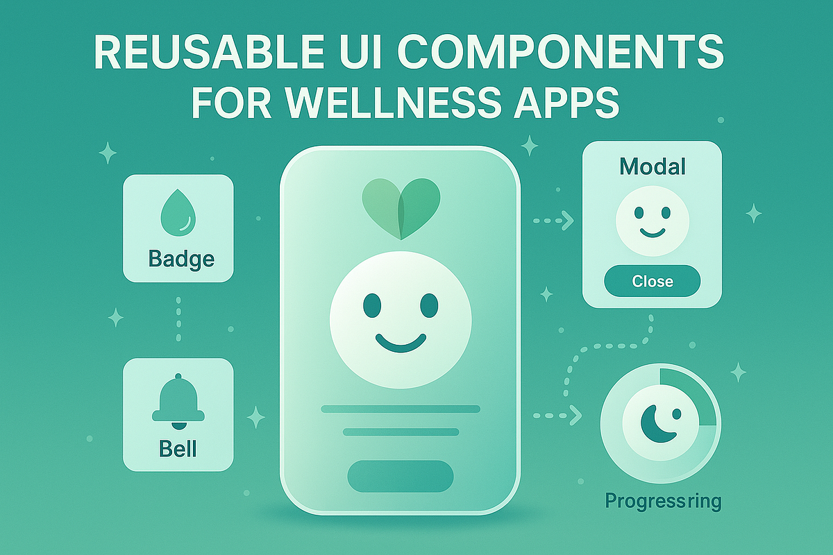 Reusable UI Component Design for Wellness Apps | by Madhumini Kodithuwakku | May, 2025 | Medium