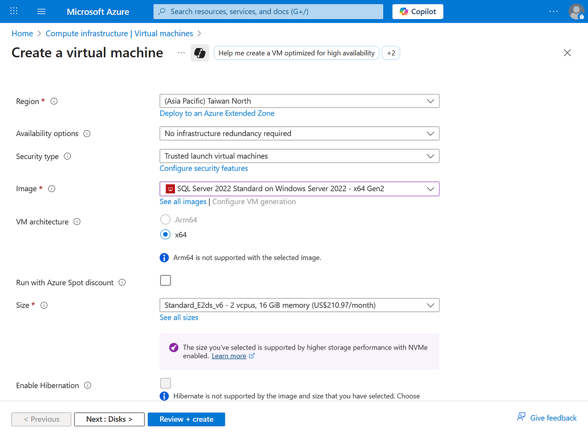 如何在 Azure 台灣資料中心為 SQL VM 準備 TempDB | by Ivan Cheng | Medium