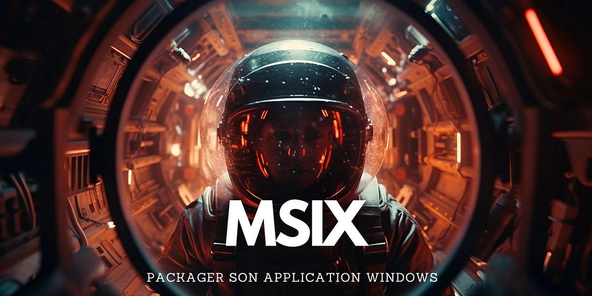 MSIX : Packager son application Windows | by A. Perraudeau | Medium