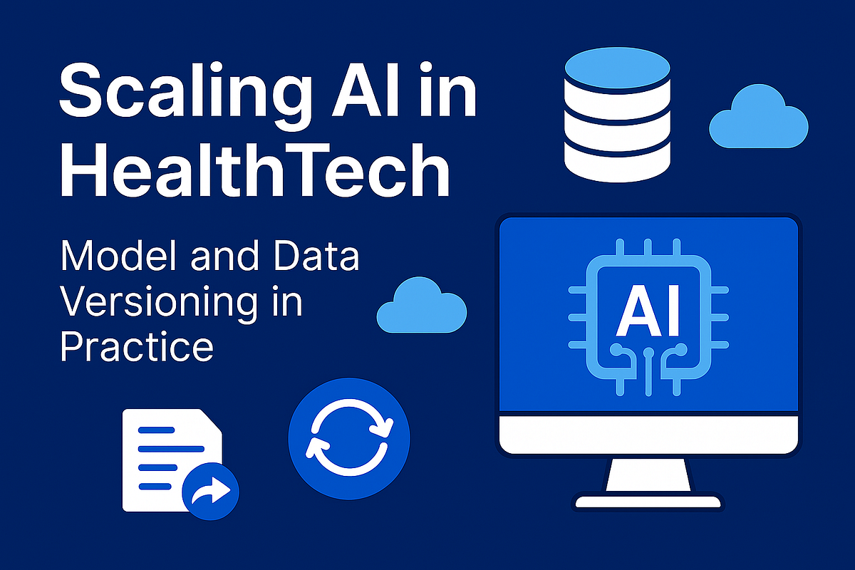 Scaling AI in HealthTech: How to Version Models, Data, and Compliance ...