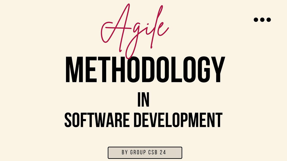 Agile Methodology used in Software Engineering | by Gaurav Gaikwad | Medium