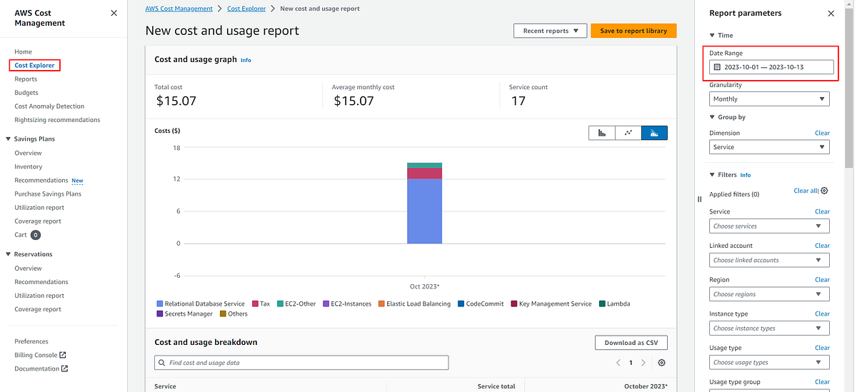 WEEK 1-ADVANCED MODULE-SETTING UP AWS Costs Management Tools. | by ...