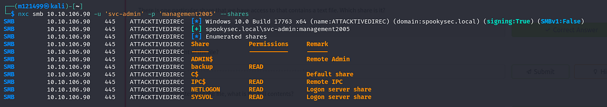 Tryhackme — Attacktive Directory Welcome To My Welcome To My Writeup On… By Matt Apr 2024