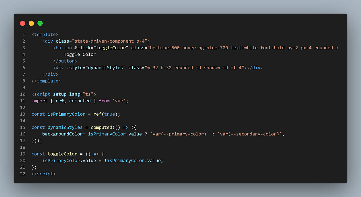 State-Driven CSS Variables in Vue 3 | by Kuntumallashivani | Medium State-Driven CSS Variables in Vue 3 | by Kuntumallashivani | Medium