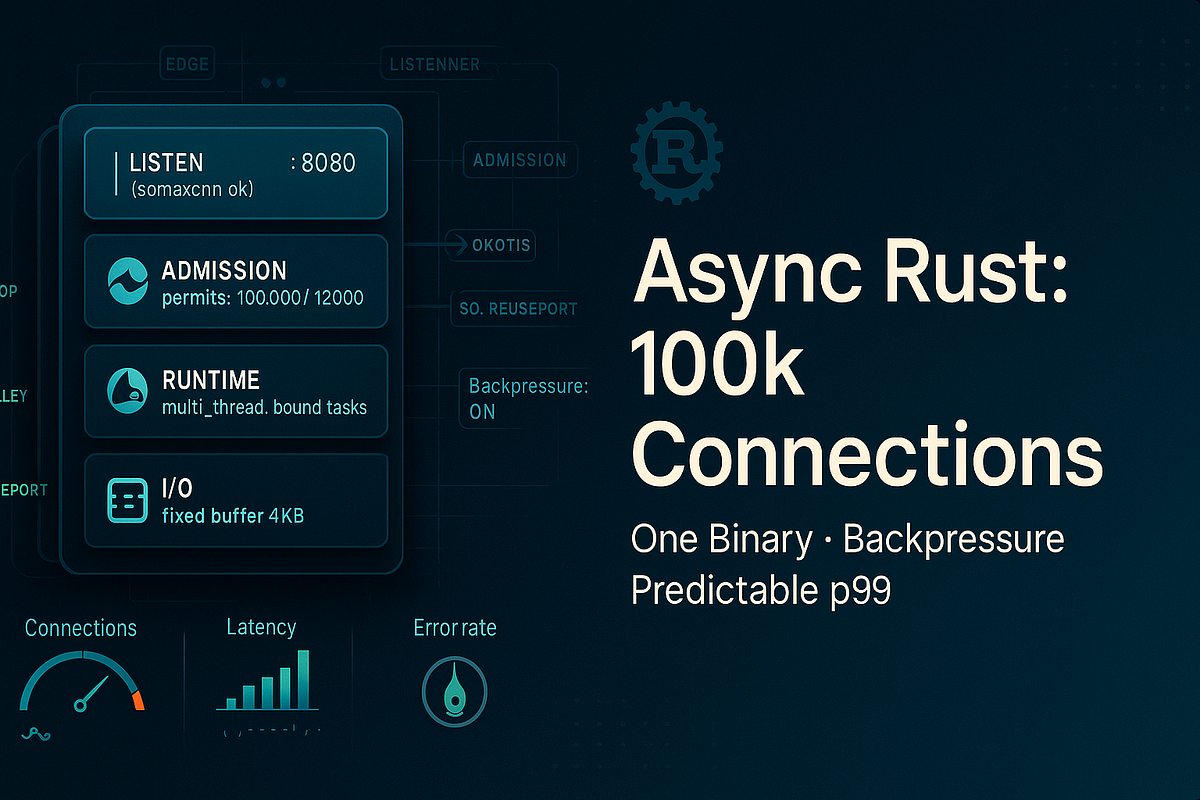 Async Rust Recipes: 100k Conns, One Binary, No Drama | by Thinking Loop ...