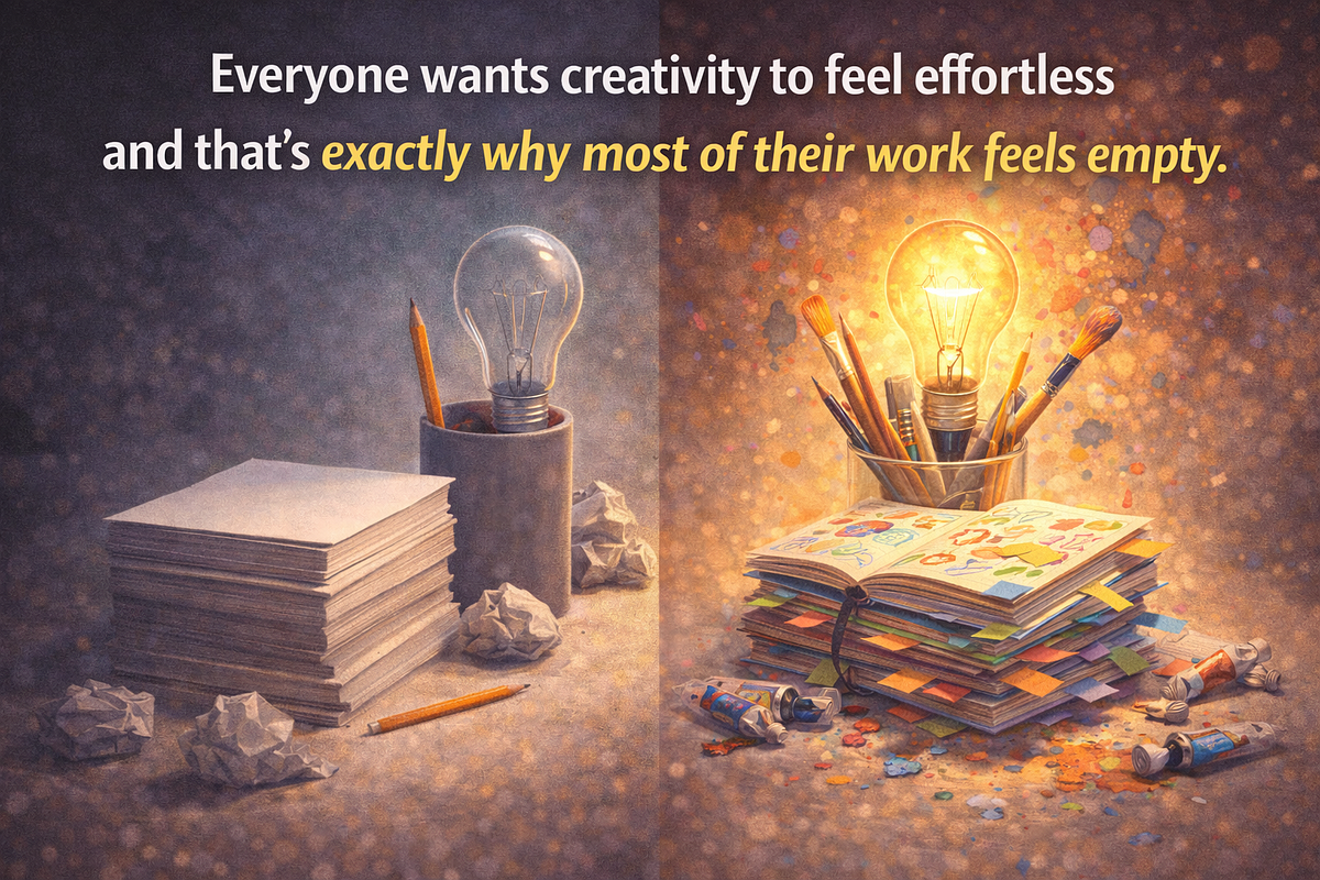 The Fastest Way to Kill Creativity Is to Chase Effortlessness | by ...