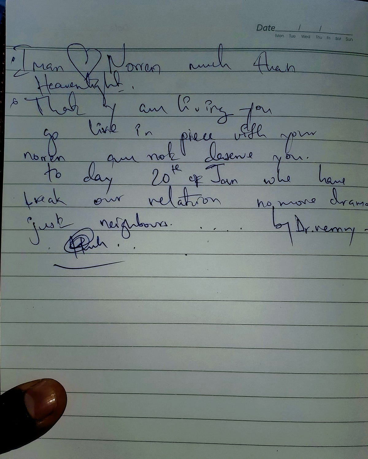 HEART BREAKING 💔 NOTE.. | by @mswahili_tz | Medium