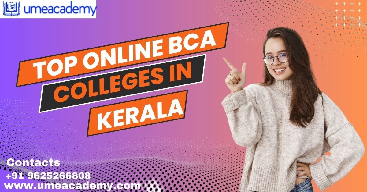 Top Online BCA Colleges In Kerala - Vinay - Medium