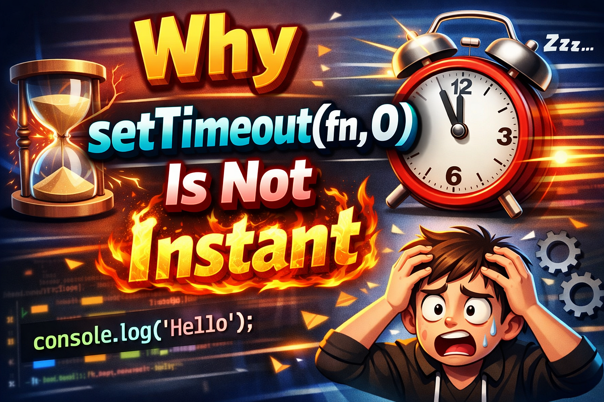 Why setTimeout(fn, 0) Is Not Instant in JavaScript | by skillstuff.com ...