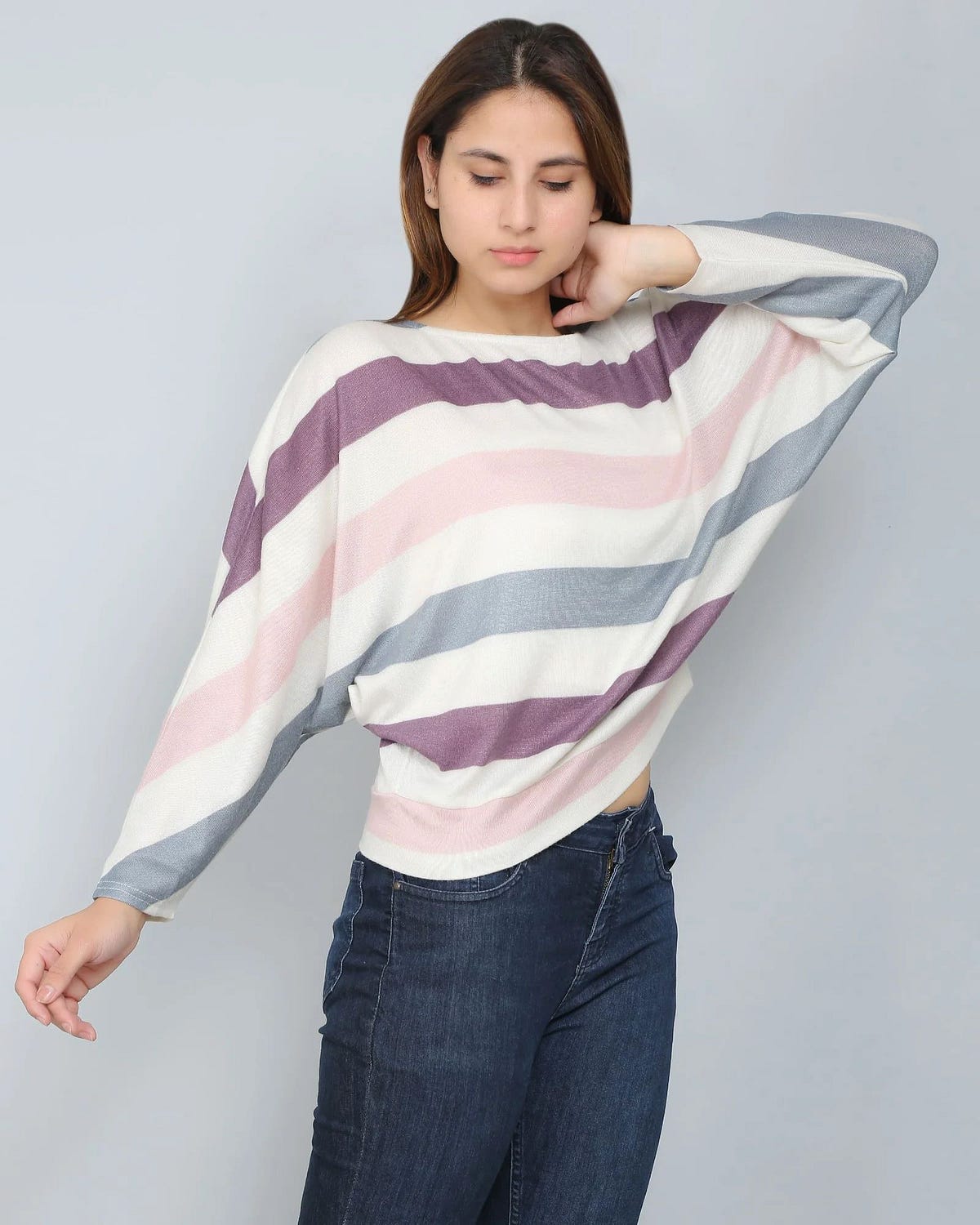 Multicolor Striped Top. Multicolor Striped Top. Baggy look… | by Jazzlr ...