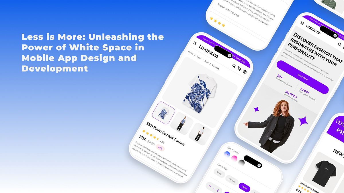 Less is More: Unleashing the Power of White Space in Mobile App Design ...