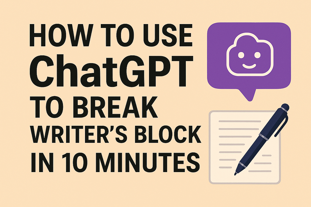 How to Use ChatGPT to Break Writer’s Block in 10 Minutes | by medaiyedu ...