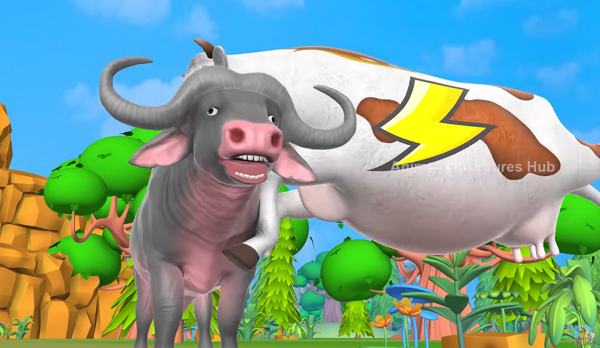 T-Rex’s Rampage: Super Cow’s Epic Rescue of Farm Animals in a Thrilling ...