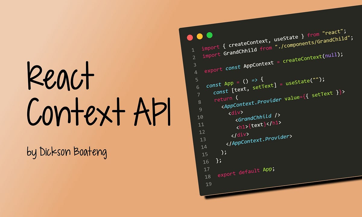 Understanding React’s Context API: When to Use Props vs. useContext | by Abdelaaziz11 | Medium