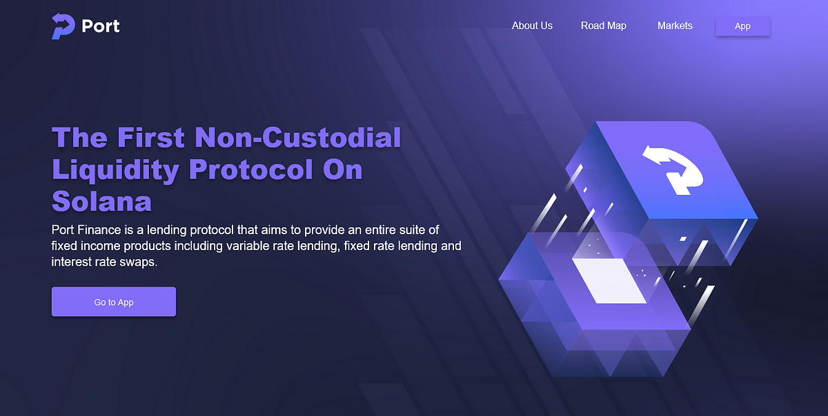 Port Finance UI/UX redesign. Home page UI/UX design review… | by Salawu ...