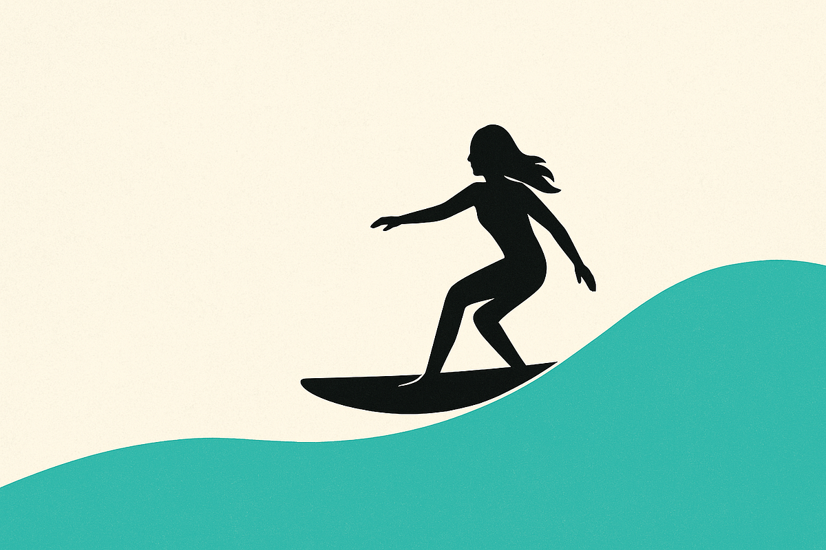 Surfing Waves Instead of Fighting | by Dana Ve | Jun, 2025 | Medium