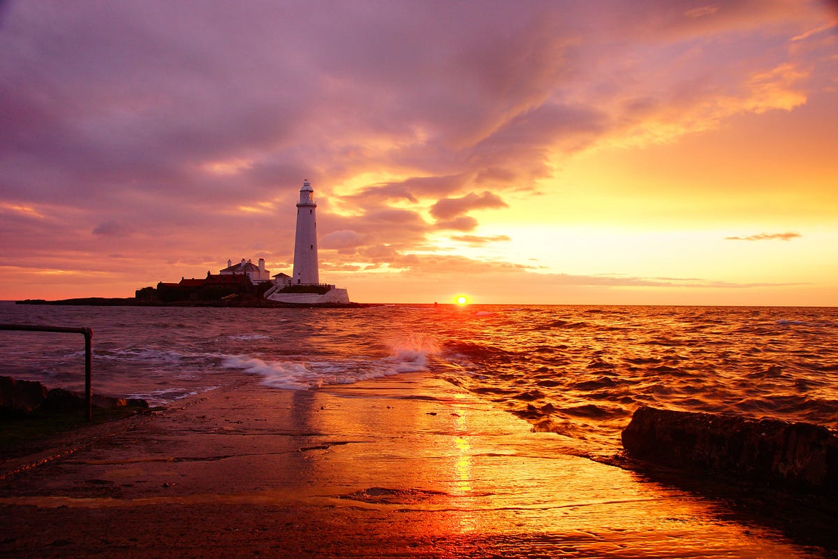 The Forgotten Lighthouse”. Amidst the roaring waves and jagged… | by ...
