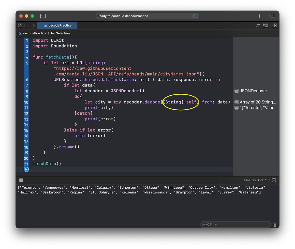 swiftPractice[27]_JSON Decode Practice | by Tania | 彼得潘的 Swift iOS / Flutter App 開發教室 | Medium