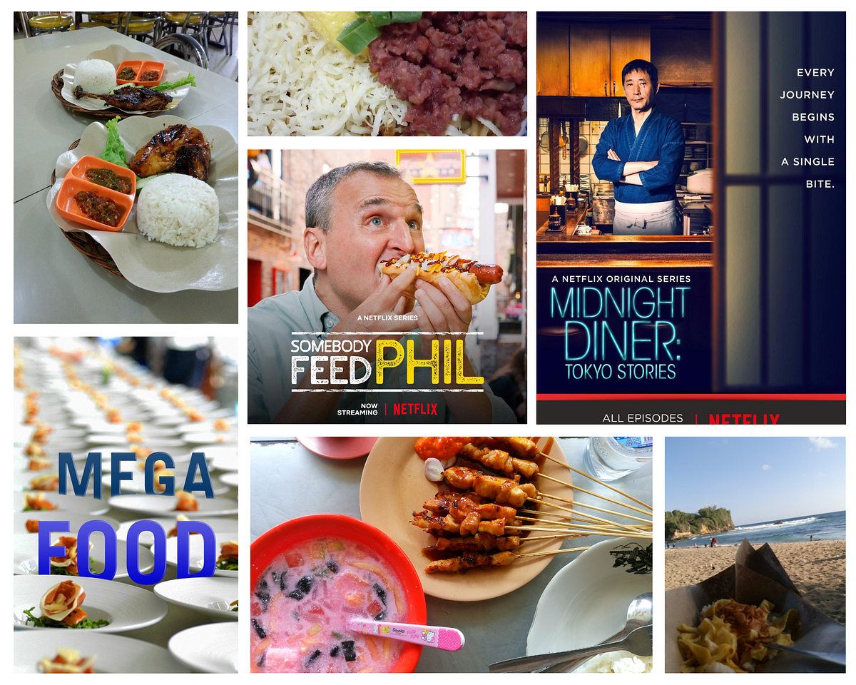 Munching Time with Food Shows. Human and food are like a great couple ...