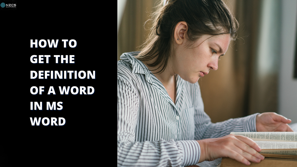 How to Get the Definition of a Word in MS Word? | by New Zealand ...