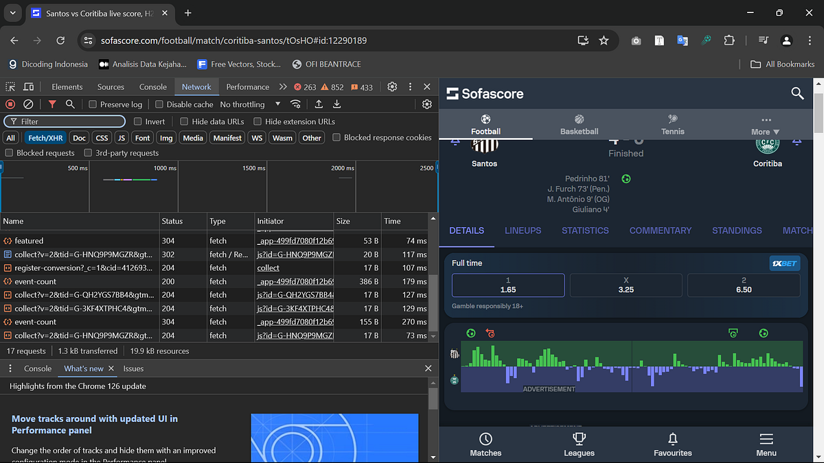 Scrapping Sofascore dengan Python - Agi Aprila - Medium