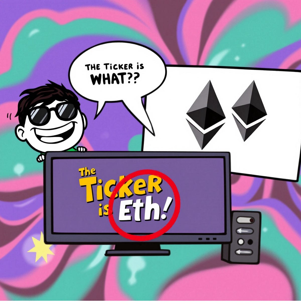 What is the Ticker? The Ticker is Eth: How a Meme Coin Took the Crypto ...