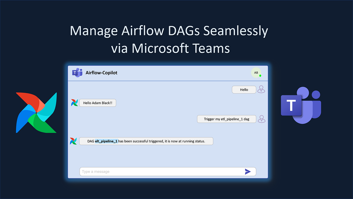 Airflow Copilot: Chat with Apache Airflow via Microsoft Teams | by Nikhil Suthar | Apache ...