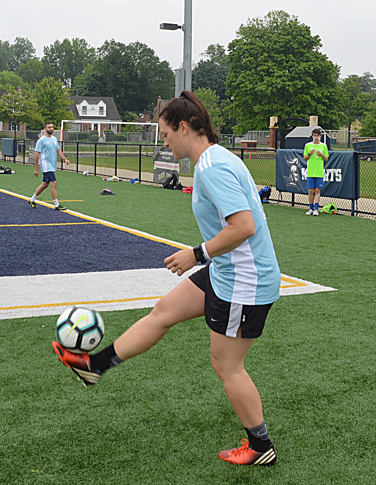 Two Ex Professional Soccer Players — Brittany Bock and Father Chase ...