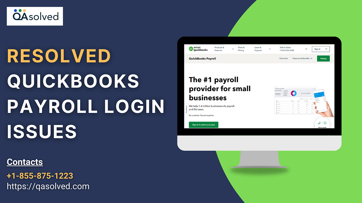 QuickBooks Payroll Login Issues Resolved: Password Reset and More | by ...