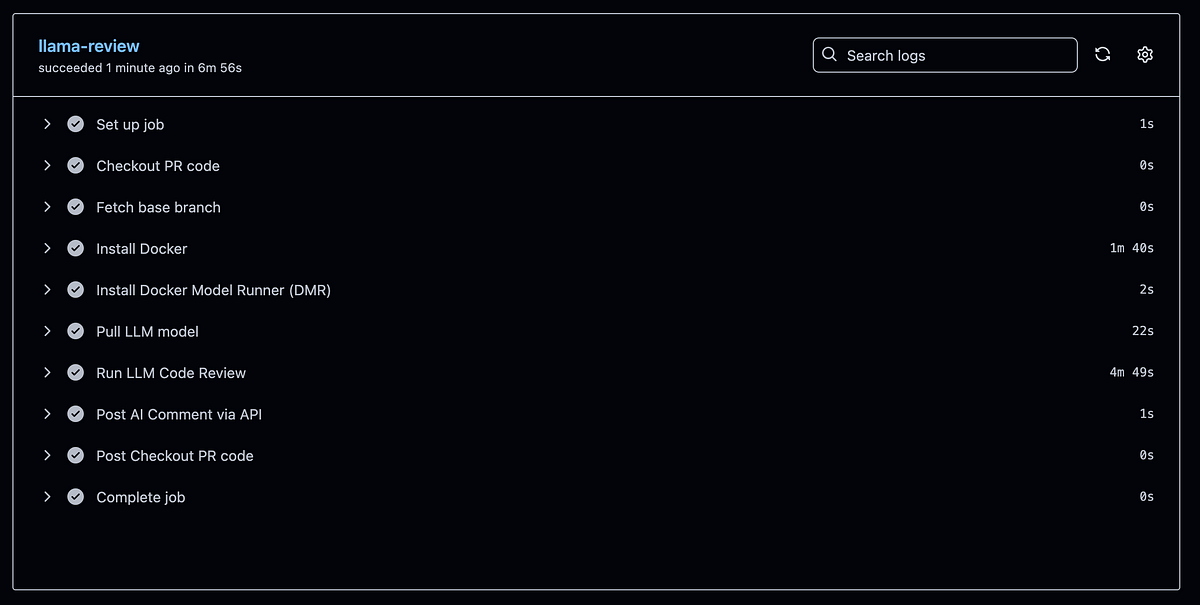 Running Docker Model LLMs in CI/CD for Automated Code Review | by Puvaan Raaj | Jul, 2025 | Medium