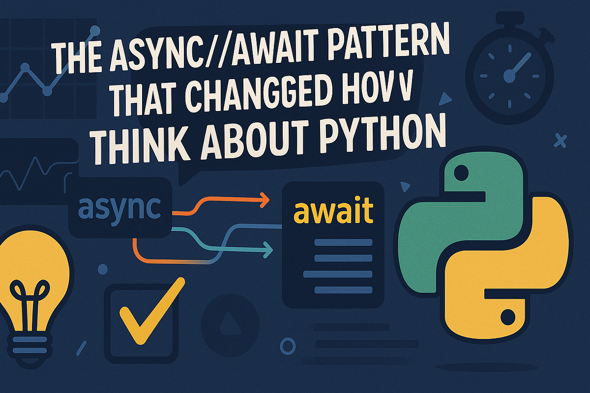 The Async/Await Pattern That Changed How I Think About Python | by Nikulsinh Rajput | Jun, 2025 ...