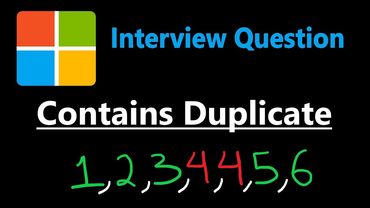 Contains Duplicate For Ruby And Javascript By Atilla Taha Kördüğüm Medium