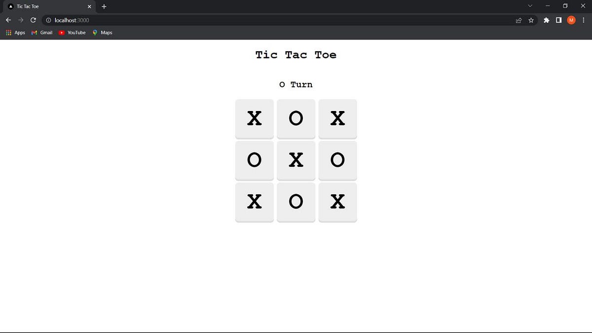 Create a Tic Tac Toe Game using NEXT JS | by Code With Marish | Medium