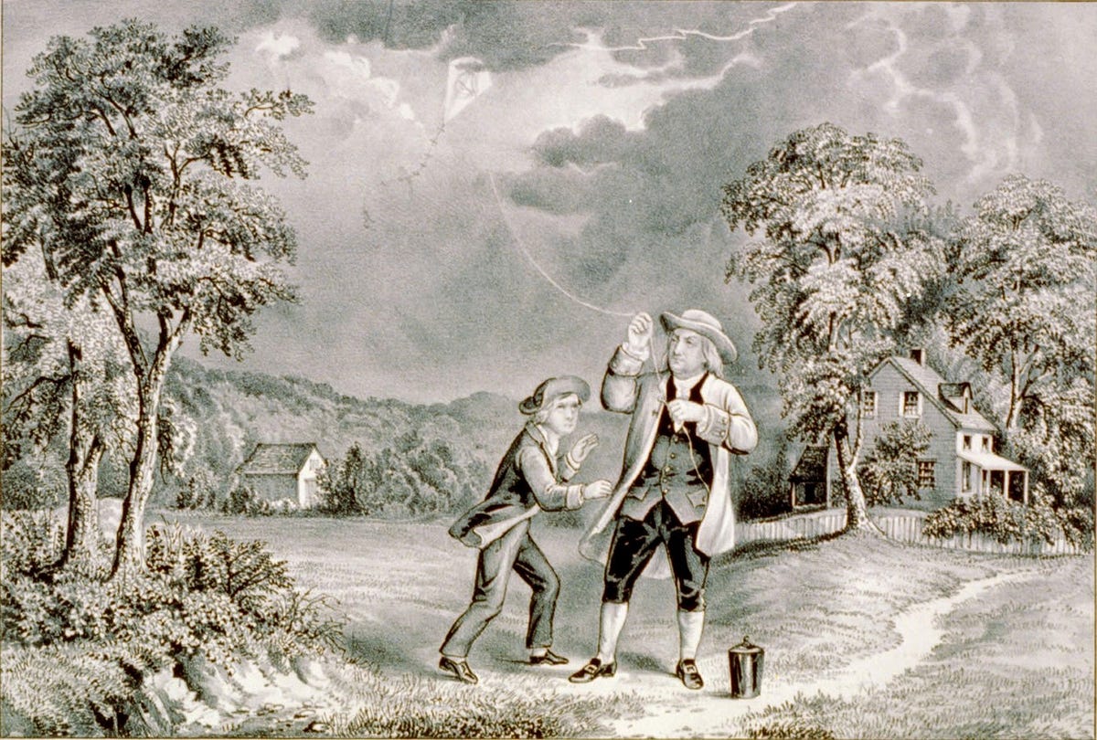 What Was Up With Benjamin Franklin’s Kite? | by Grant Piper | Medium