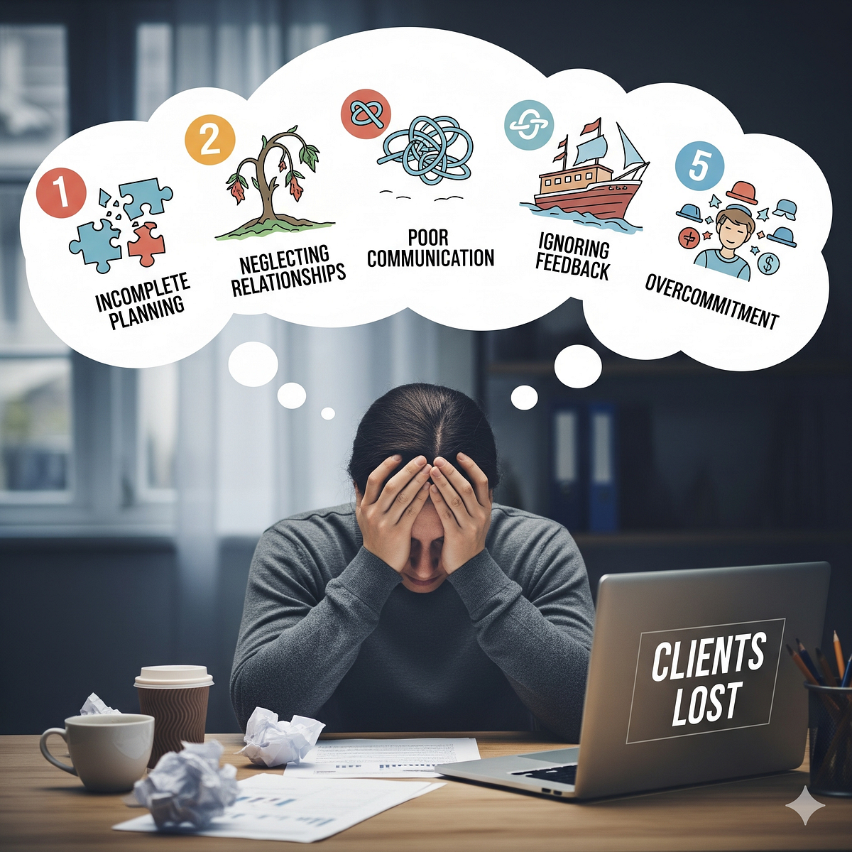 Why Freelancers Fail: Lessons I Learned Losing My First 5 Clients | by ...