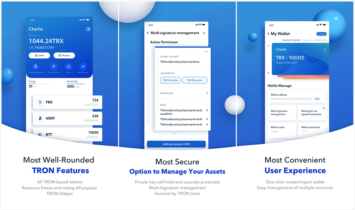 TronLink App Finishes Visual Upgrade. | by TronLink Wallet | Medium