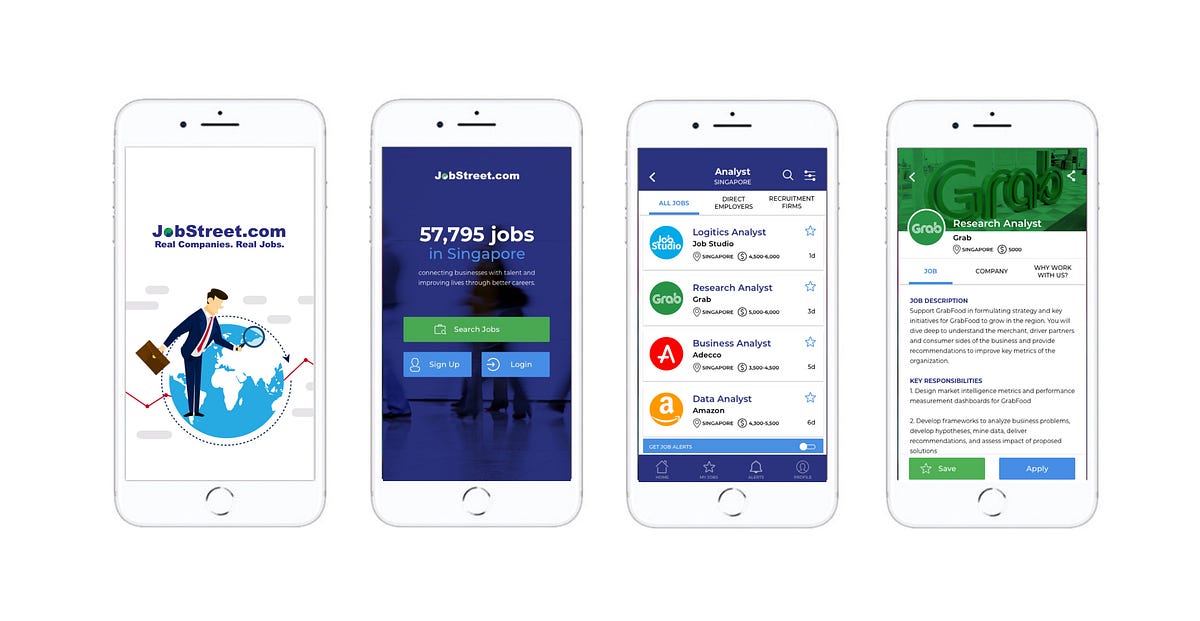 Ease the Search, JobStreet.com. The Project Task | by Sophia Lim | Medium