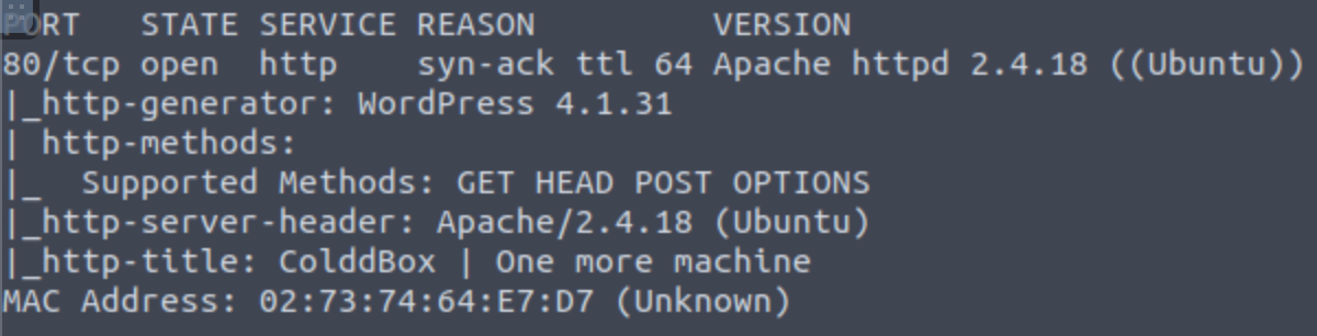 ColddBox:Easy. Hello everyone,Let’s solve colddBox.It… | by Sampath ...