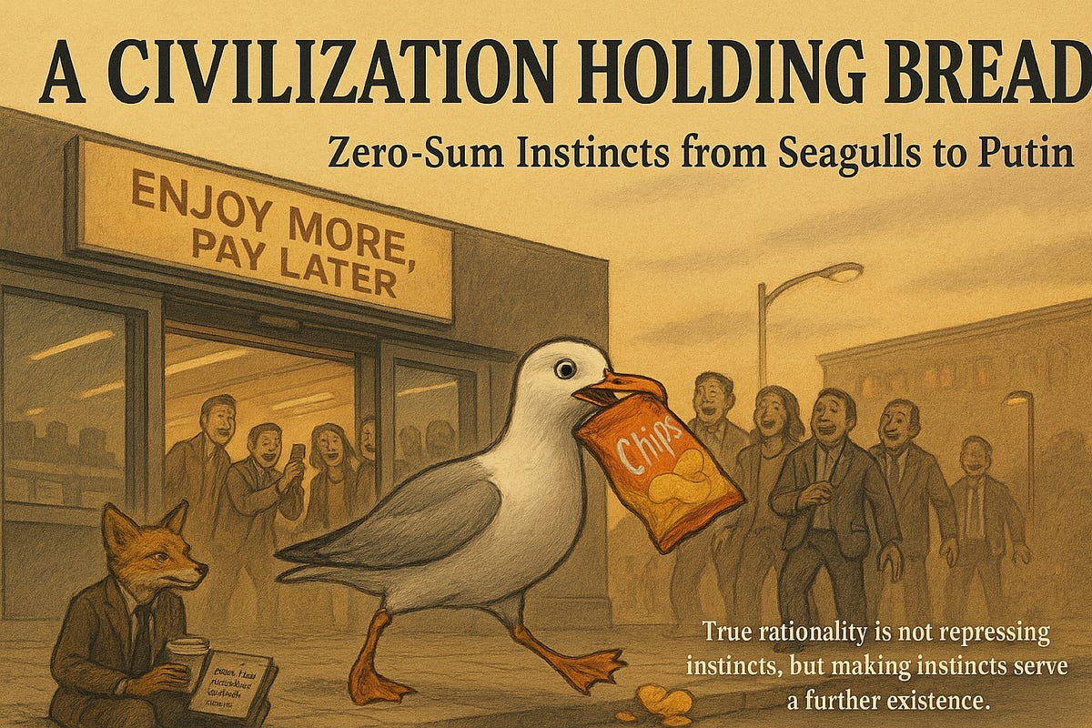 Civilization with Bread in Its Mouth | by PeterX | Oct, 2025 | Medium