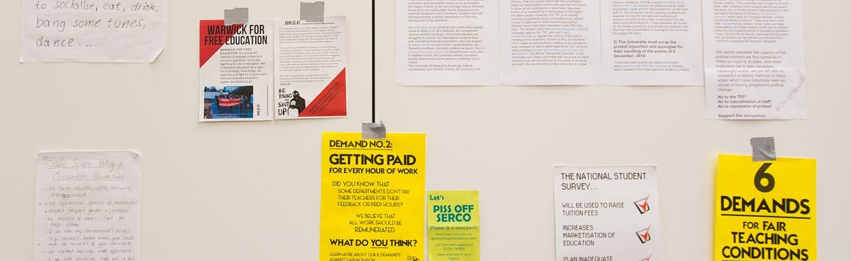 Occupy, Strike, Resist: 3 Lessons from the Warwick Occupation | by ...