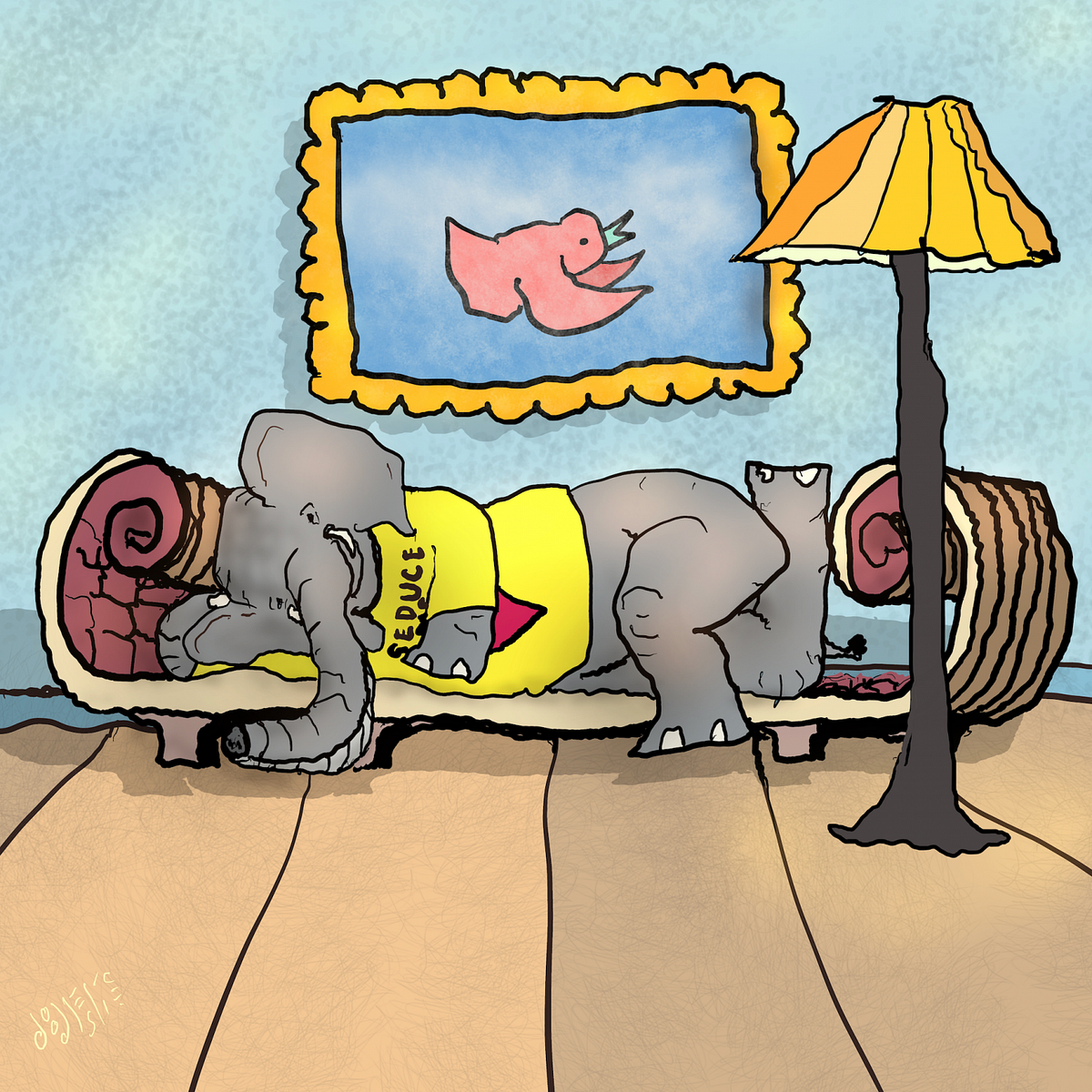 The Joys of Indolence. A poem couched in a potato | by Doodleslice ...