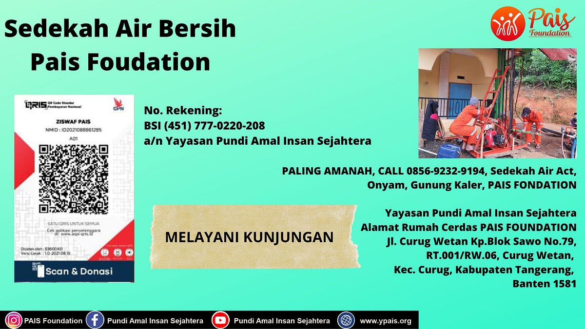 PALING AMANAH, CALL 0856–9232–9194, Sedekah Air Act, Onyam, Gunung ...