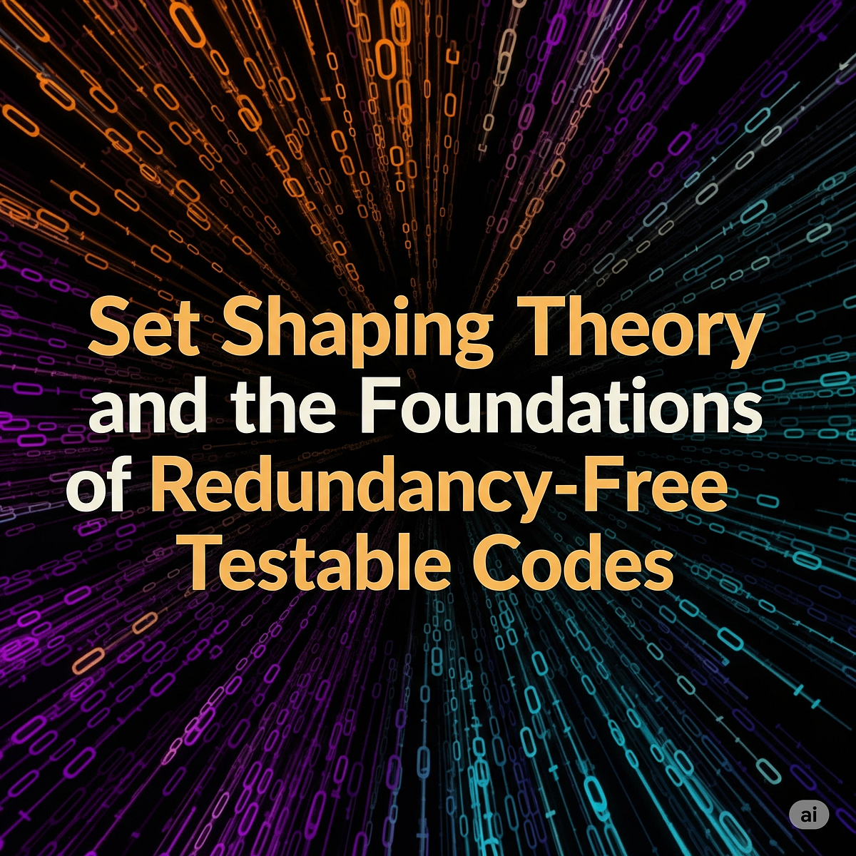 Set Shaping Theory and the Foundations of Redundancy-Free Testable ...