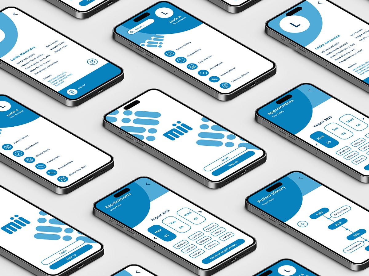 Case Study: Mii. Brand Development for a Start-up Electric Health Record | by Cheungej | Medium